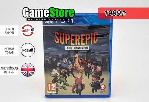 SuperEpic The Entertainment War (PS4, англий Новый
