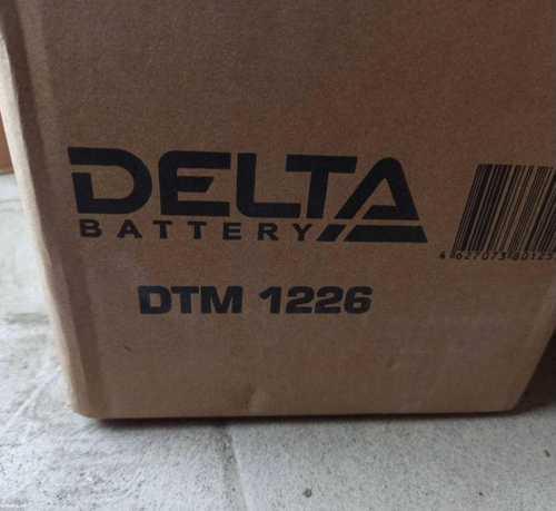 Аккумуляторная батарея Delta DTM 1226 (12V / 26Ah)