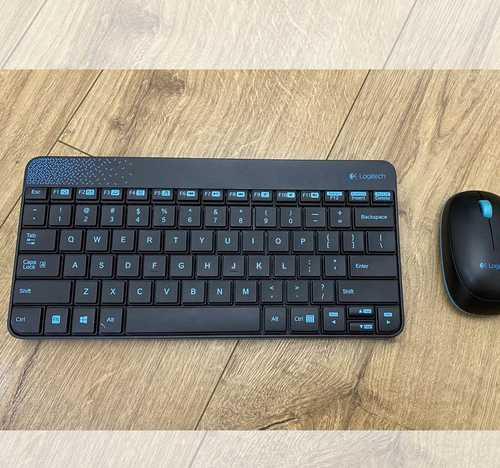 Беспроводная мышь и клавиатура logitech