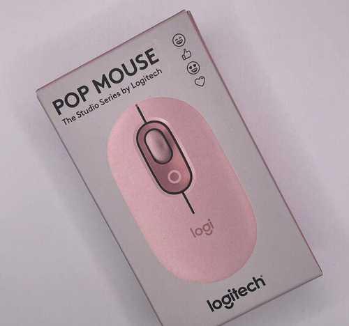 Игровая мышка logitech Pop Mouse Розовая