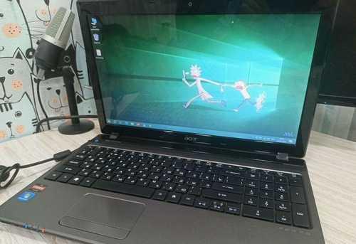 Ноутбук Acer 4 ядра, 4gb, новый Ssd