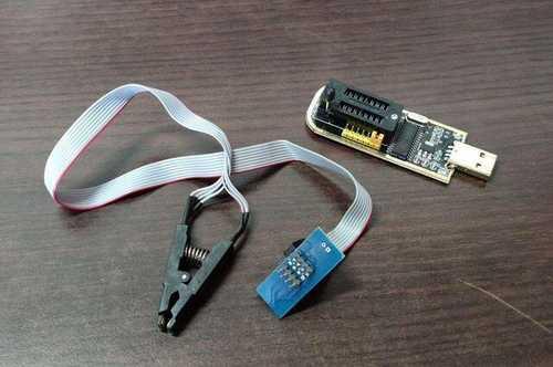 Программатор CH341A USB для eeprom / flash 24 / 25