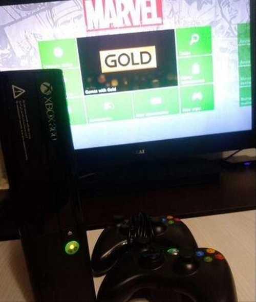 Xbox 360E 500Gb 32+ игр