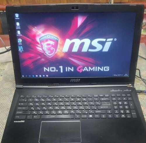 Игровой ноутбук msi gp62 2qe