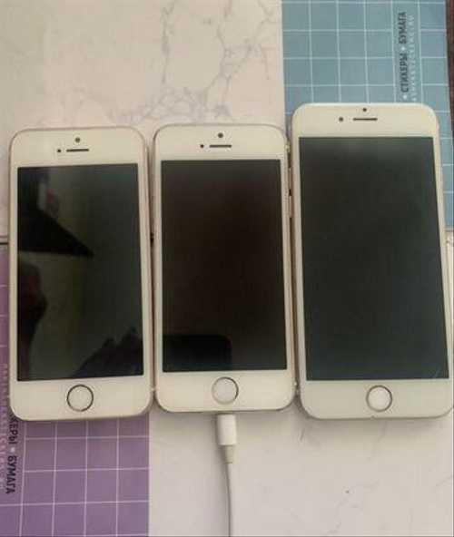 iPhone 5s (32gb), SE (32gb), 6s (128gb)