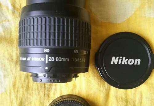 Nikon AF nikkor 28-80mm 3,3-5,6