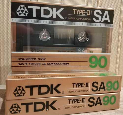 Аудиокассеты TDK SA 90