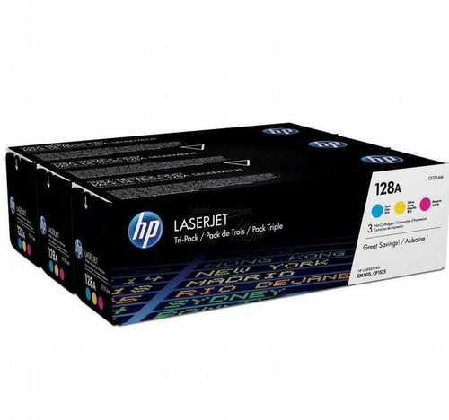 Набор картриджей HP CF371AM (LaserJet PRO CP1525N/CP1525NW, Tri-pack, Cyan, Magenta, Yellow