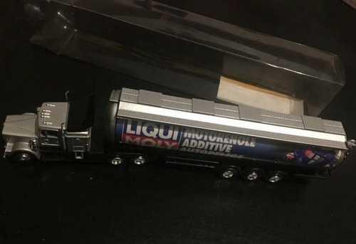 Модель грузовика цистерна liqui moly машинка