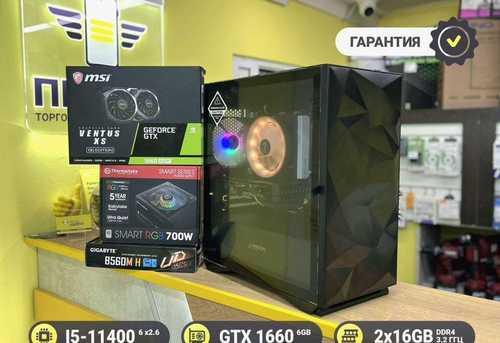 Игровой пк i5 11400 / gtx 1660 super / 32GB