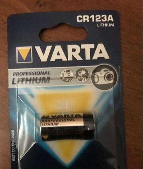 Батарейка Varta cr123a