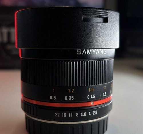 Samyang fisheye 8mm 2.8