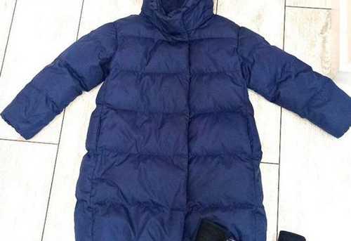 Зимнее пальто для девочки Uniqlo 5-6 лет