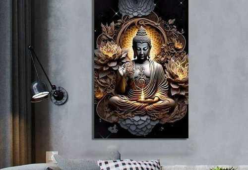 Изображение Будды картина маслом в интерьер