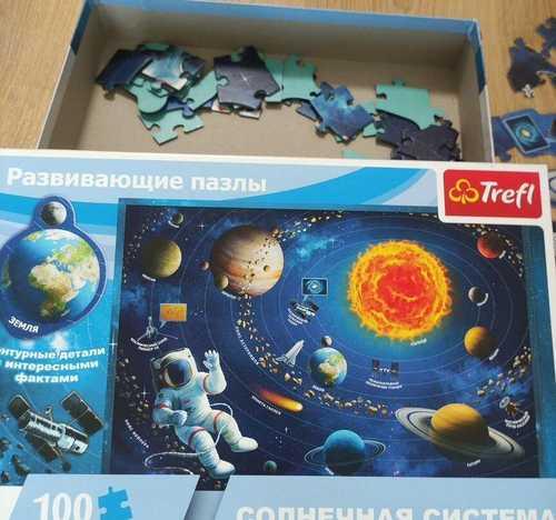 Развивающий пазл Солнечная система 100 деталей