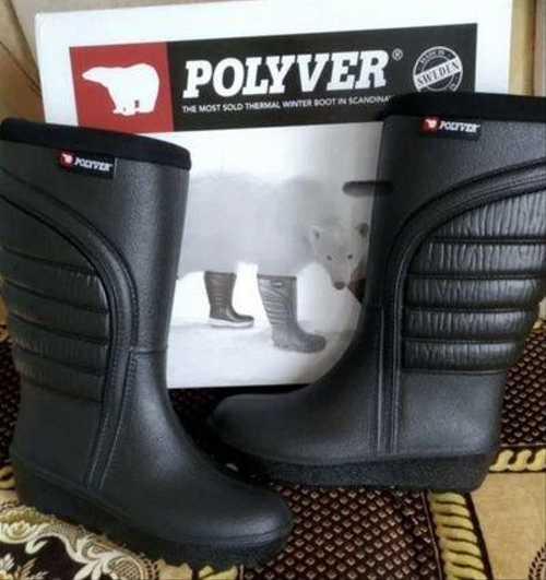 Сапоги Polyver Winter черные 45 р-р