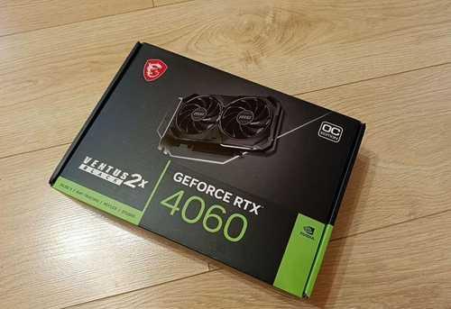 Новая MSI GeForce RTX 4060 ventus 2X black 8G OC