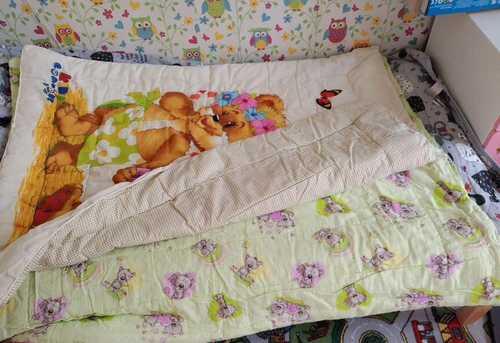 2 детских синтепоновых одеяла