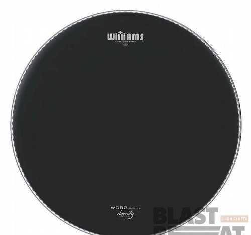 Пластик для бас-барабана Williams 20" Density Двуслойный Черный (WCB2-10MIL-20)
