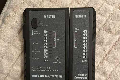 Сетевой Кабельный тестер ampcom rj45 RJ11 сетевой