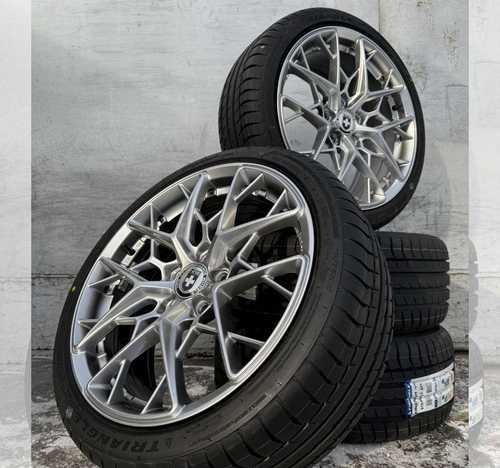 Новые HRE FF10 r17 5x100 на polo/rapid