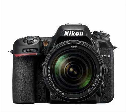 Зеркальный фотоаппарат Nikon D7500 kit 18-140 VR