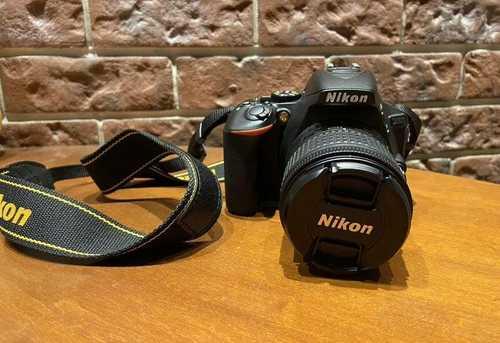 Зеркальный фотоаппарат nikon d5600 Kit 18-55mm б/у