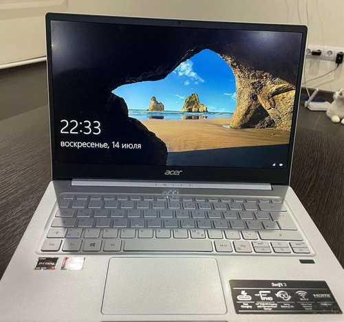 Ноутбук Acer Swift 3 Ryzen 5 4500U/16Gb/SSD 1TB