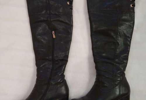 Сапоги кожаные женские зимние 38 размер