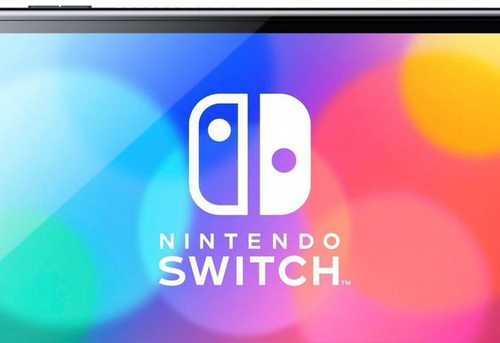 Игровая приставка Nintendo Switch oled 64 гб Spla