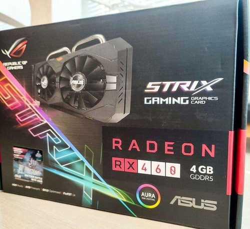 Видеокарта Radeon RX460 Asus Rog Strix