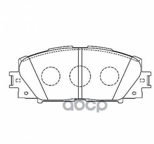 Колодки тормозные (Спереди) Toyota Allion (T260)