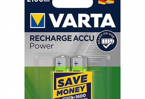 Аккумуляторы varta 2100mAh AA (блистер 2 штуки) Re