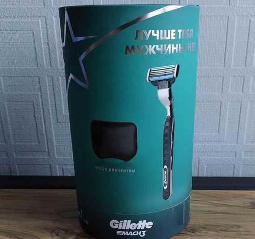 Подарочный набор Gillette Much3 бритва с 1 сменной