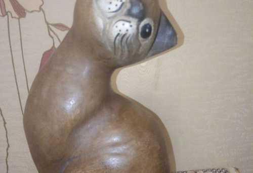 Кот статуэтка из дерева