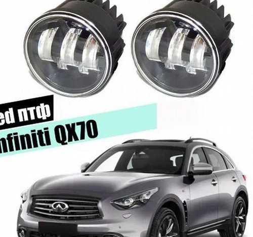 Фары птф LED Инфинити QX70