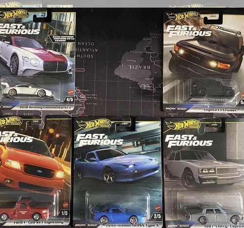 Hot wheels premium fast furious set 2025