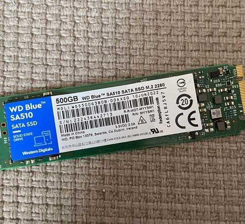 SSD M2 Western Digital 500 гб