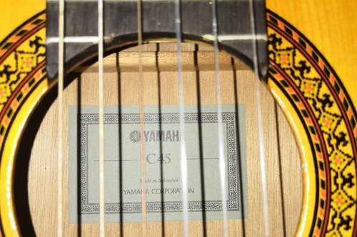 Акустическая гитара yamaha c45