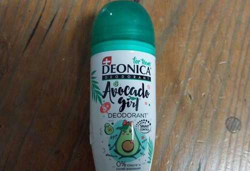Дезодорант детский Deonica "Avocado Girl". Ролик