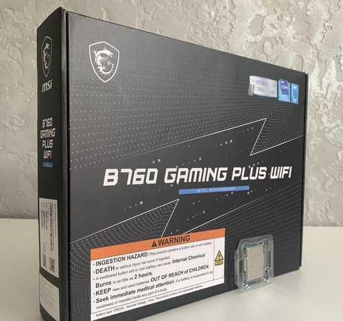 Комплект MSI B760 Gaming Plus   i5 13400F, Новый