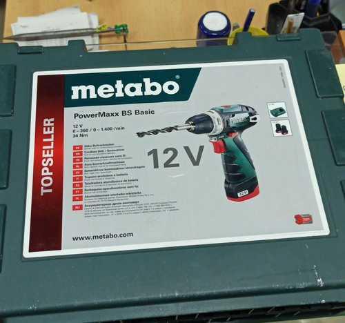 Metabo power Maxx bs 12 в