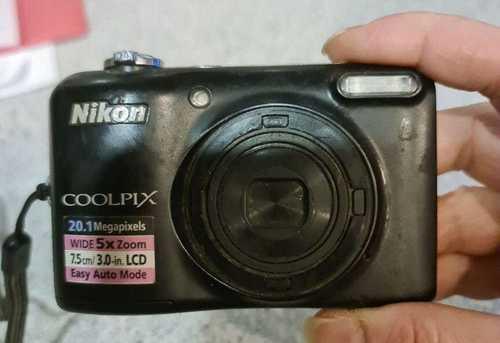 Фотоаппарат Nikon Coolpix L28, на запчасти
