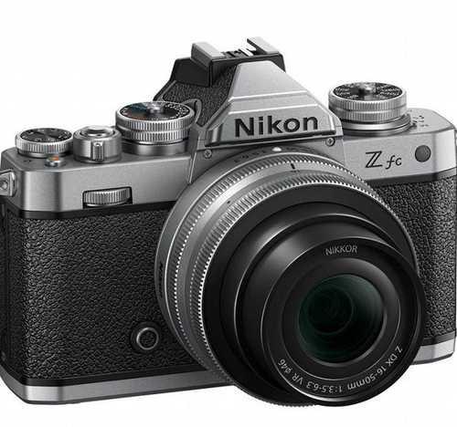 Фотоаппарат Nikon Z fc Kit серебристый Nikkor Z D