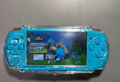 Sony PSP 3008 синяя прошитая
