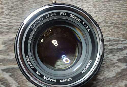 Объектив Canon FD 50 f1.4