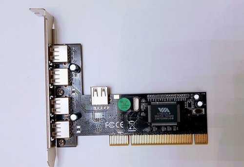 USB 2.0 PCI адаптер контроллер