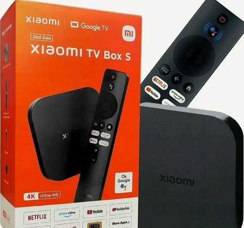 Тв приставка Xiaomi Mi TV Box S 2 Gen 4K Ultra HD