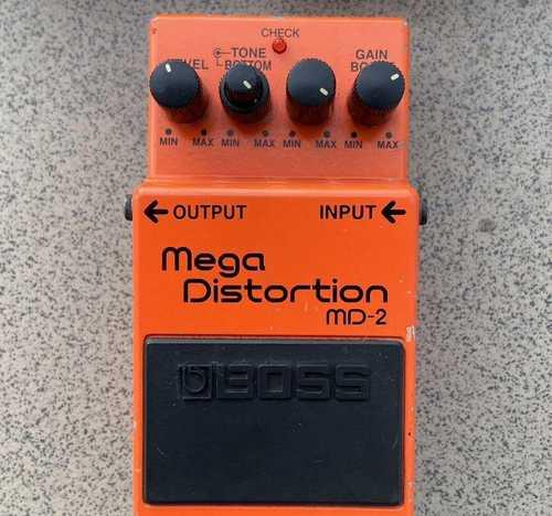 Гитарная педаль boss md-2 mega distortion