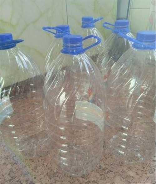 Пластиковые бутылки 5 литров (пэт бутыль)